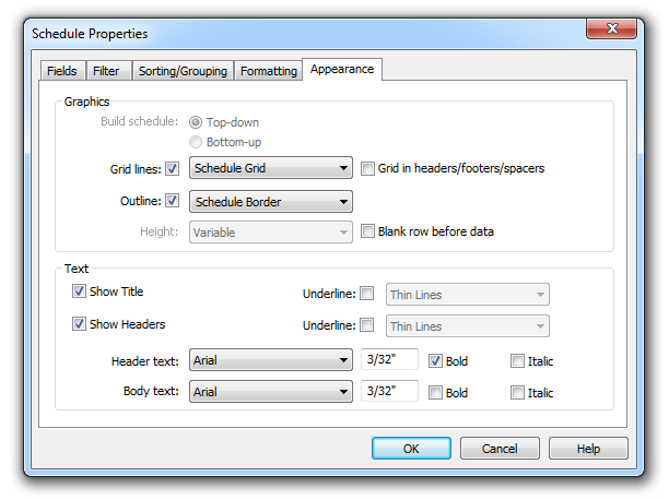CAD Shack: Everything about Revit Schedules