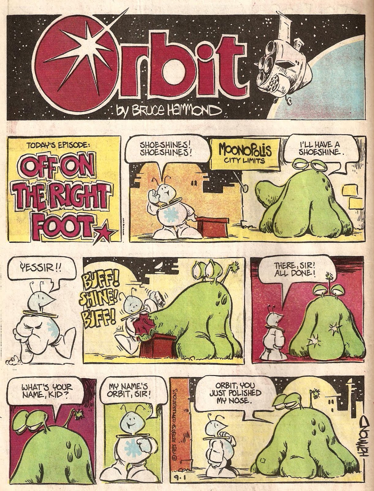 Sunday Comics Debt: The Orbit Project