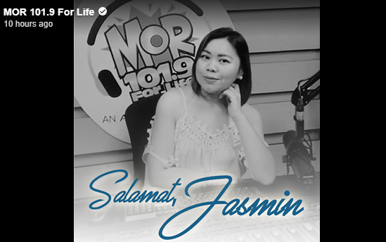 DJ Jasmin of MOR 101.9 dies at 35 - Where In Bacolod