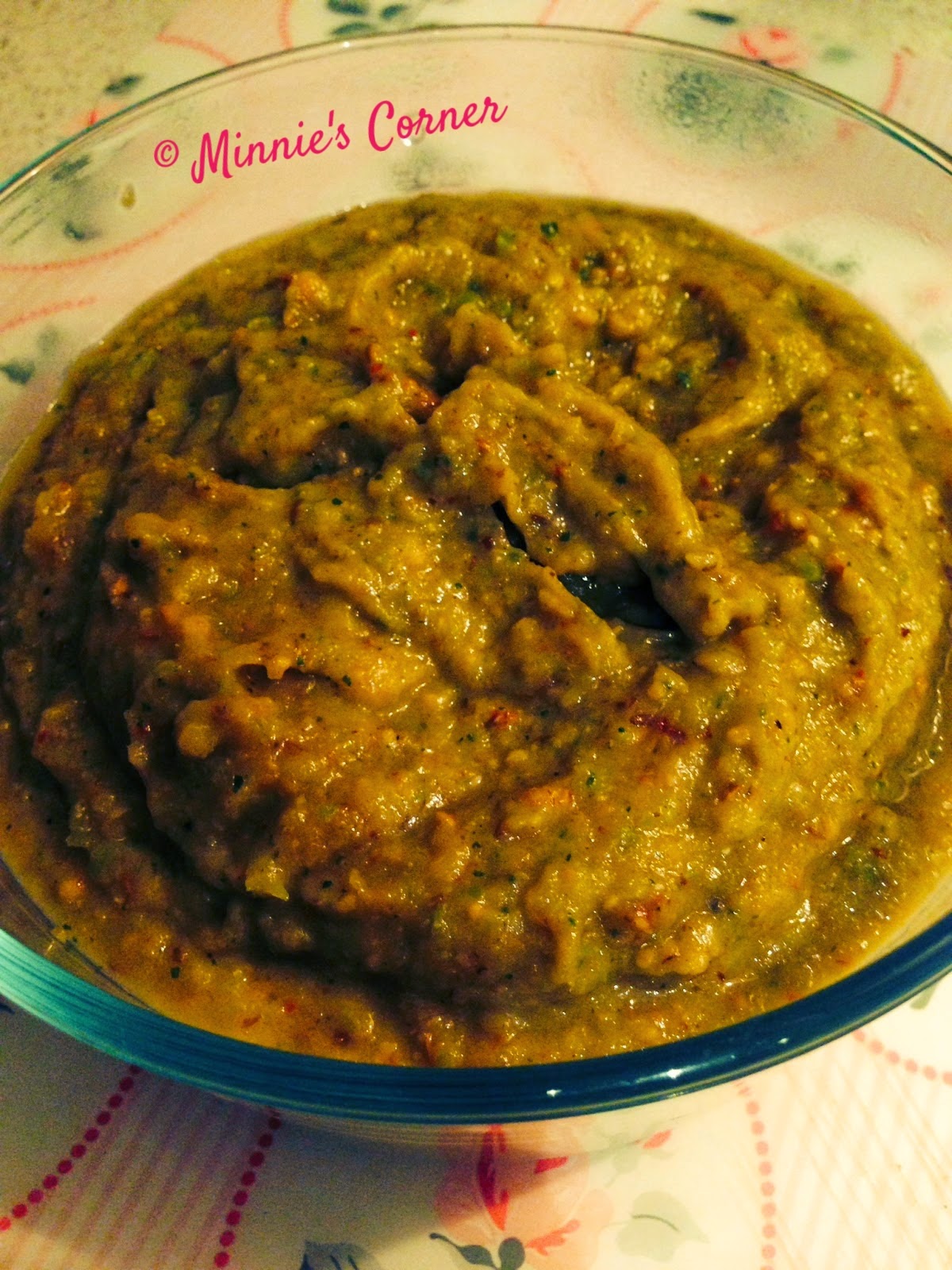 Minnie's Corner : Sorakaya Pachadi - Bottle Gourd Chutney