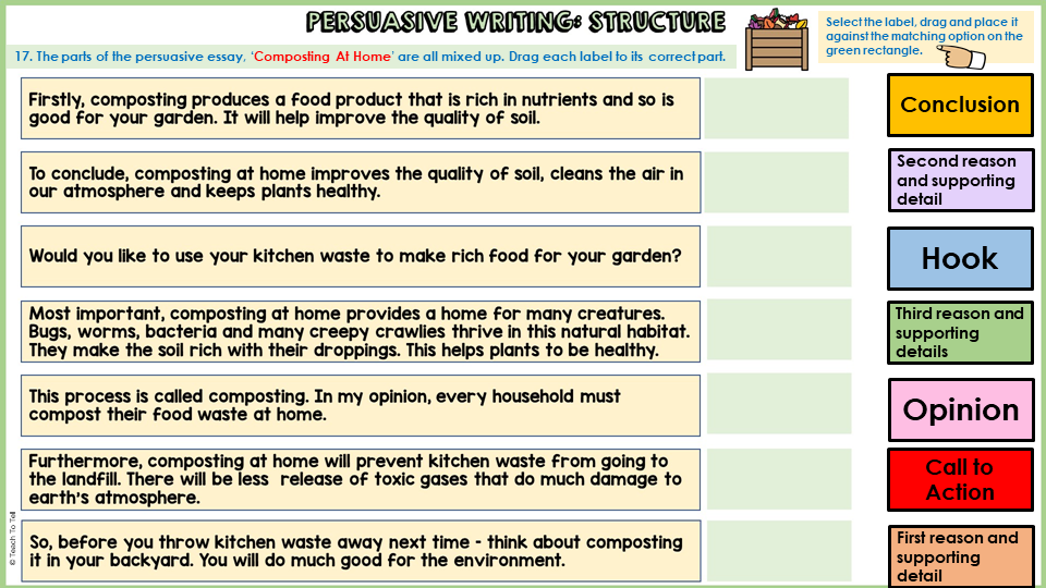 PERSUASIVE/ OPINION DIGITAL WRITING: THE GOOGLE SLIDES WAY - Classroom ...