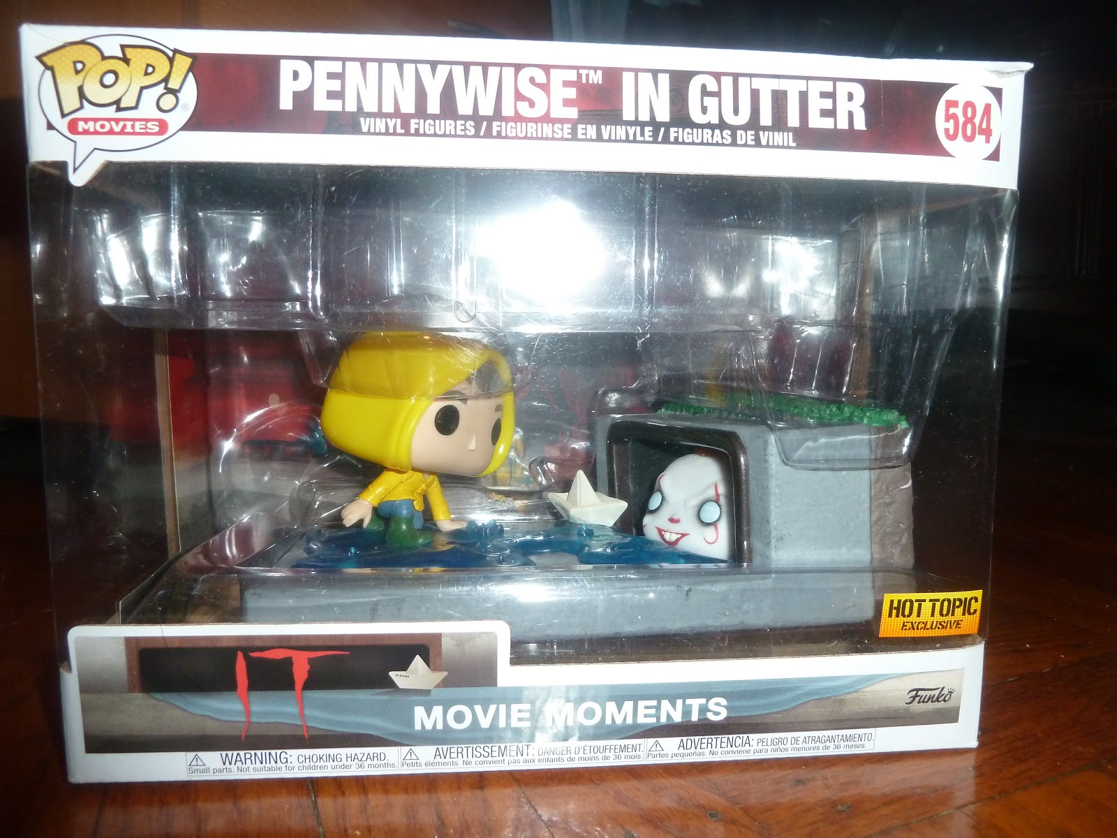 Funko Pop! Movie Moments: "It" Pennywise in Gutter (Toy Review) ~ Words ...