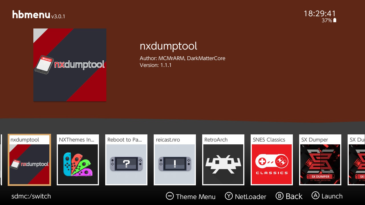 ニンテンドースイッチ XCI＆NSPダンプ＆ゲームカードをNSPとしてダンプなどができるnxdumptool紹介