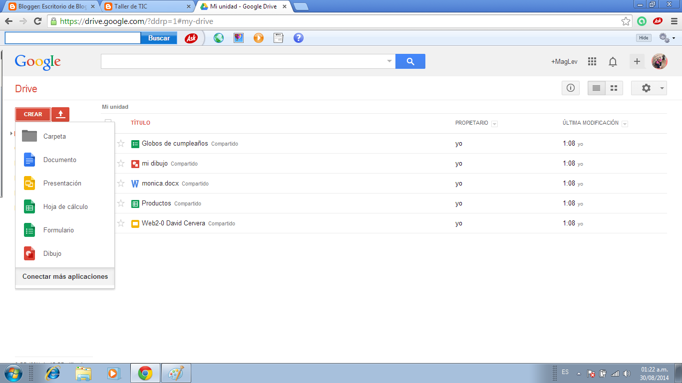 XoKris30: como subir documentos a Google Docs