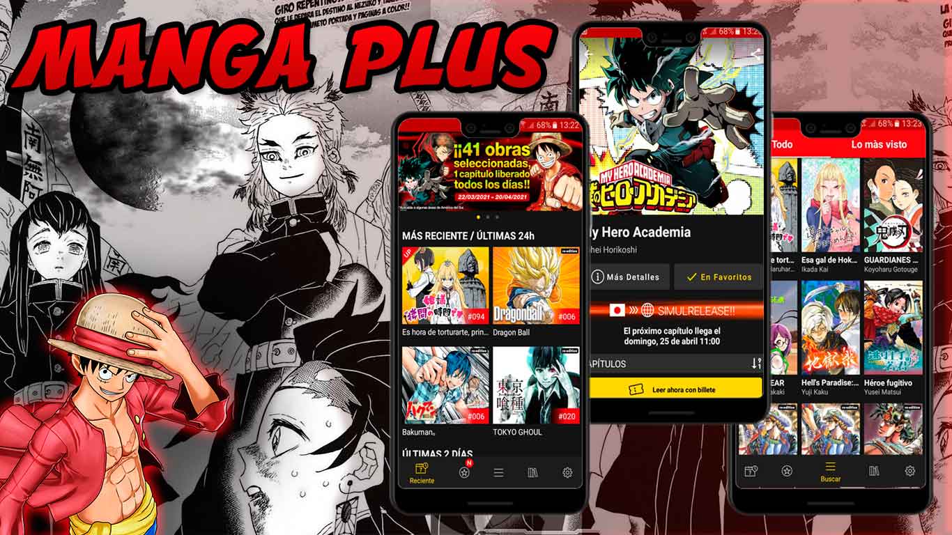 MANGA PLUS BY SHUEISHA APK PARA ANDROID Y iOS | ÚLTIMA VERSIÓN