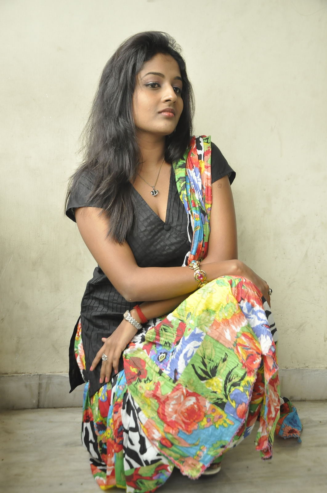 New Actress Amitha Hot Photo Shoot at Chemistry Logo launch