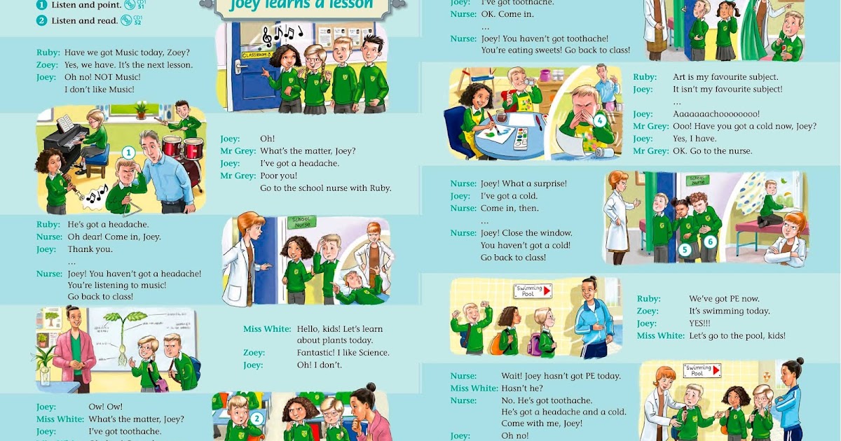 Rani's Class: Joey learns a lesson! 4th Primary