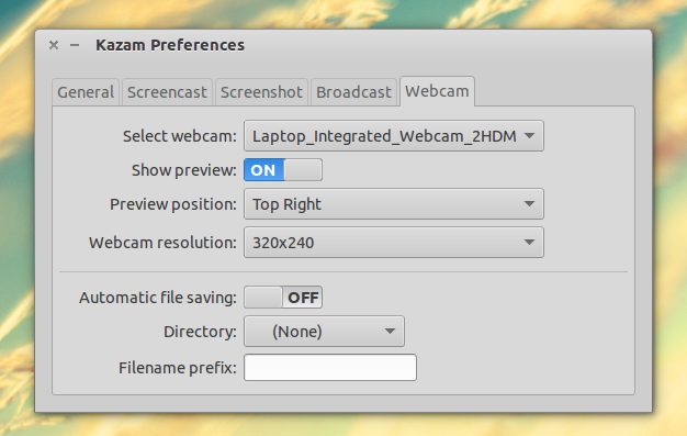 Kazam Screencaster Gets Webcam And YouTube Live Support, On-Screen ...