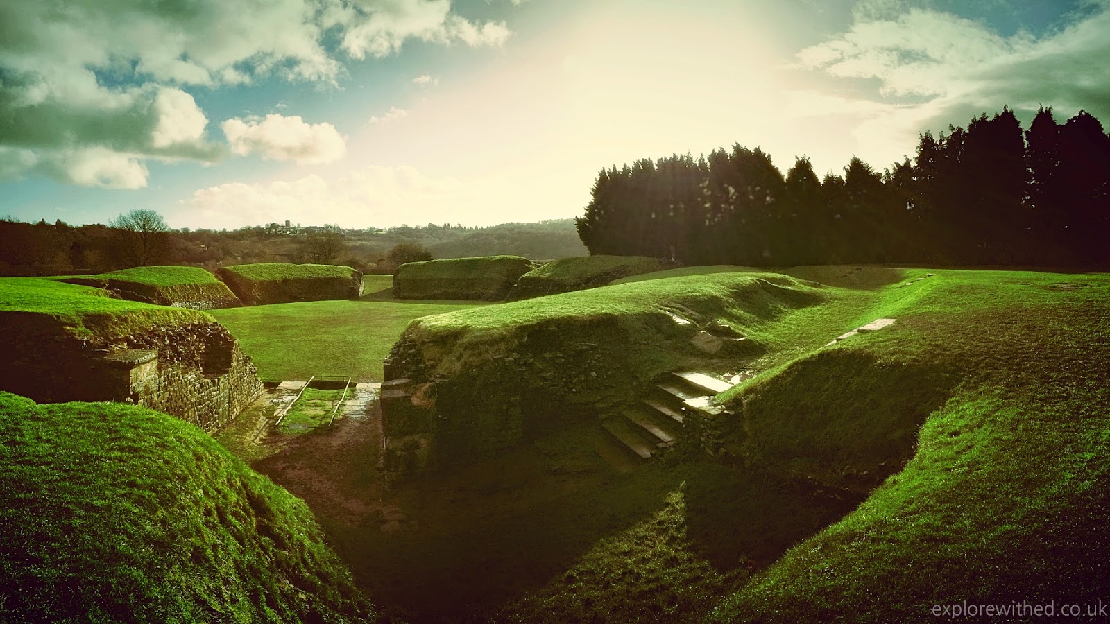 CAERLEON –NEL GALLES — siamo stati curiosi di andare a vedere dove era ...