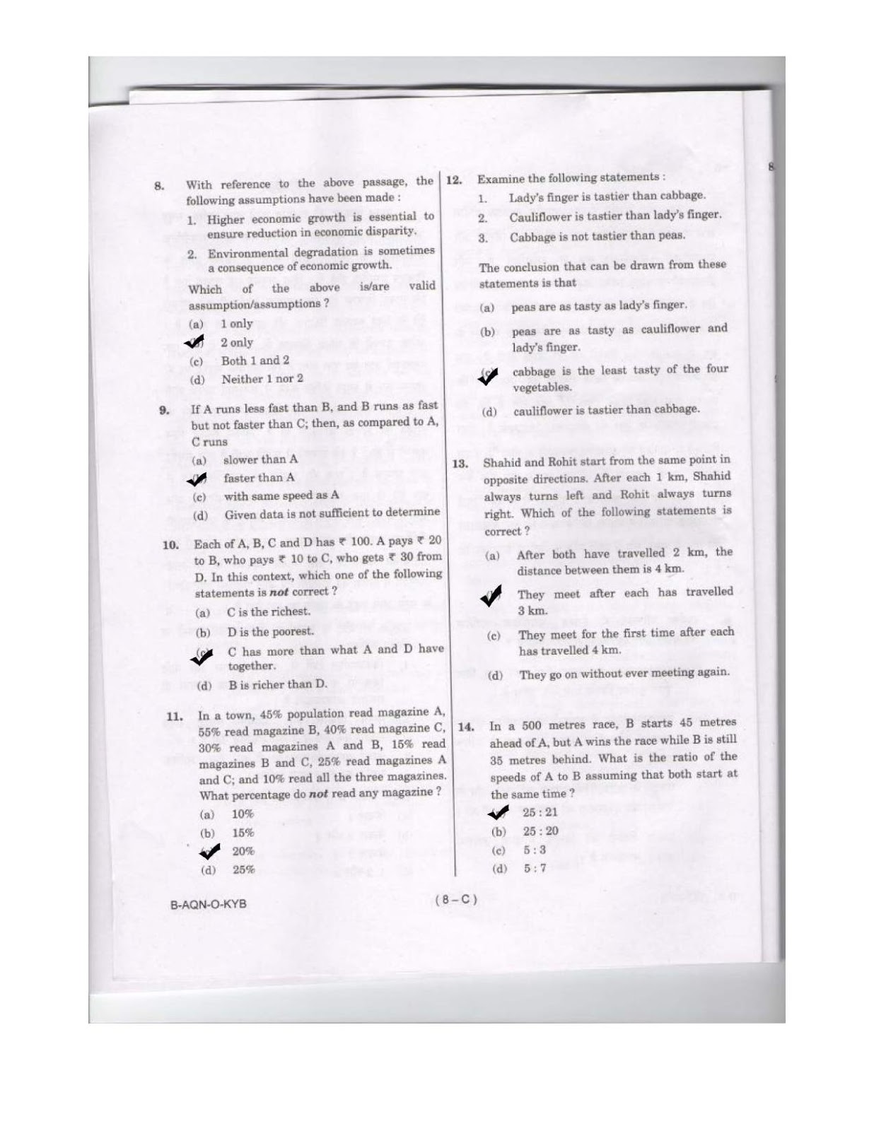 GNIITSolution: UPSC Prelims 2015 Solved Question Paper II