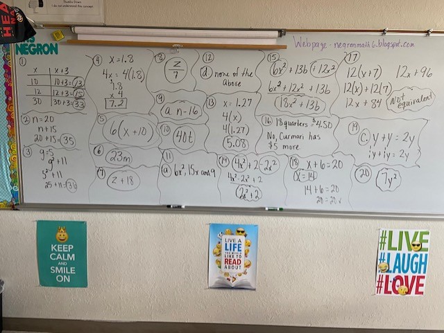 Mrs. Negron 6th Grade Math Class: Module 10 Study Guide