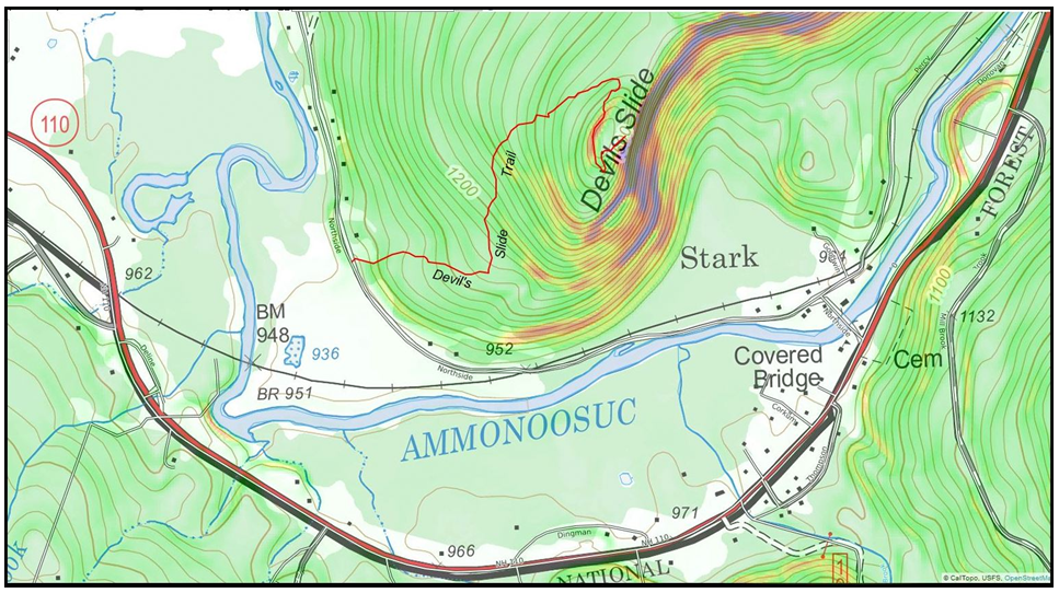 1HappyHiker: A Hike to Devil’s Slide (Stark, NH)