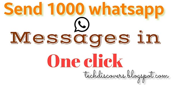 Send 1000 Messages On Whatsapp in Single Click - Sheezon
