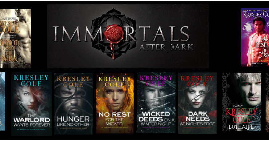 El Magazine de Maria: Reseña #12 - Saga Immortals After Dark - Kresley Cole