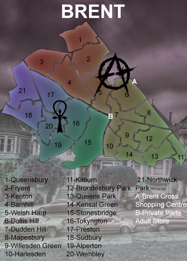 Maps of London - Danse Macabre: London (Vampire: The Masquerade RPG)