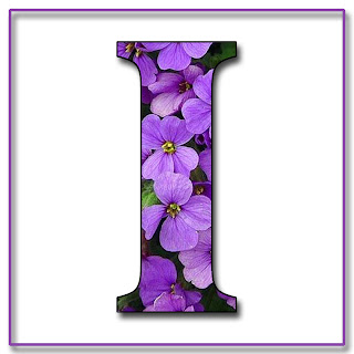 GRANNY ENCHANTED'S BLOG: "Purple Flowers" Free Scrapbook Alphabet ...