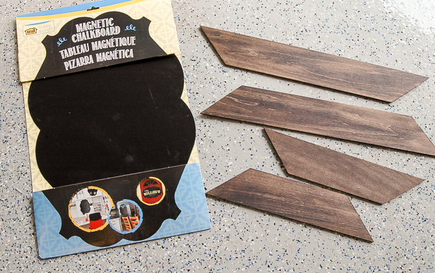 DIY Magnetic Chalkboard Message Board | Little House of Four - Creating ...