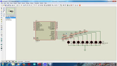 Membuat Running led dengan Atmega 8 CVAVR - electriali