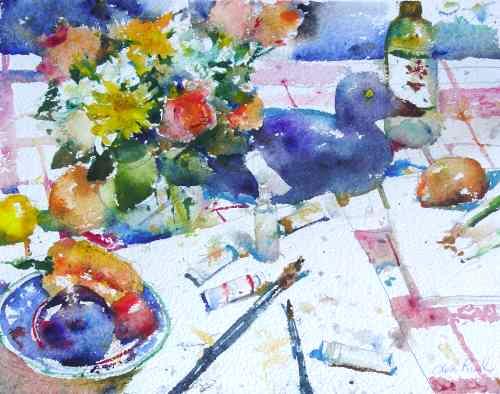 ARThouse Studio School: Painting loosely in watercolor--a brief study ...