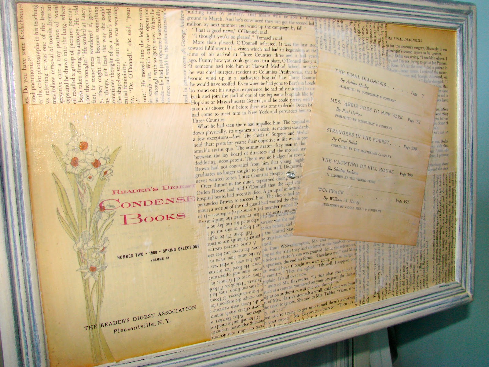 Traci Niese | Repurposed Book Pages Project