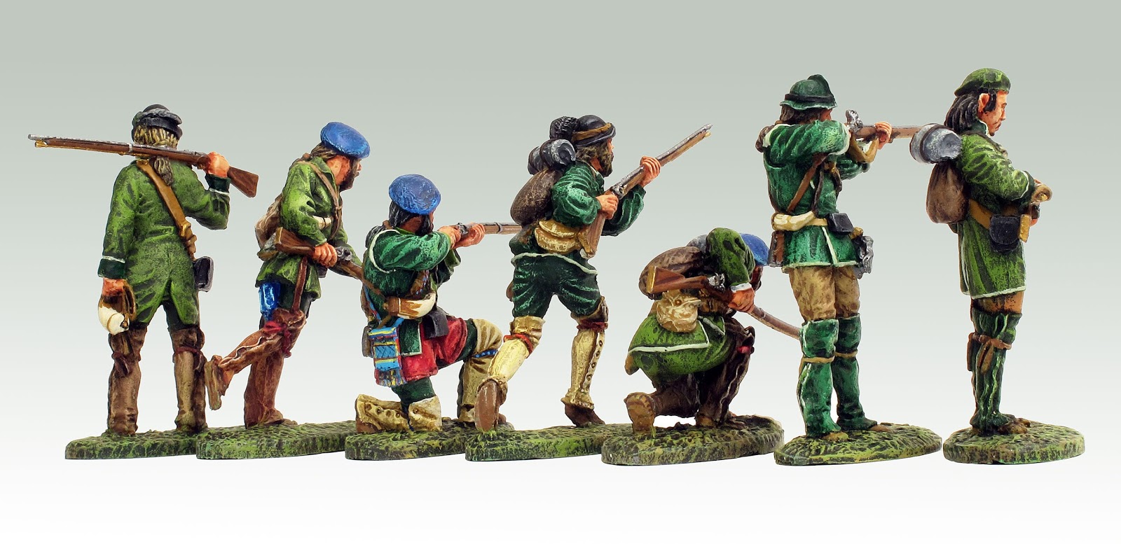 Mike's Painted Miniatures: Rogers Rangers
