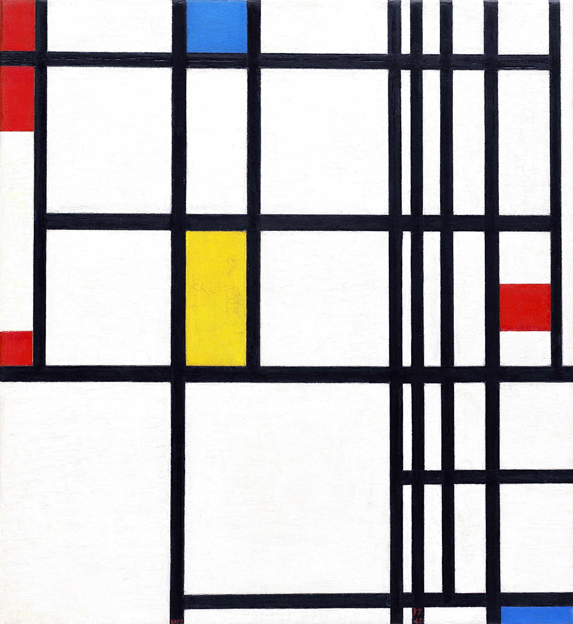 Enjoy some Damn Fine Art : Piet Mondriaan/ Mondrian. Composition in Red ...