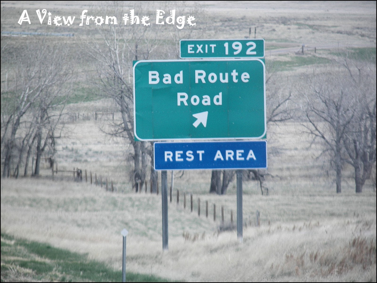 A View from the Edge: Signs - What's in a Name?