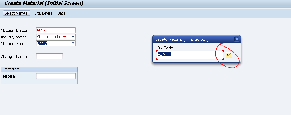 Sap Tech Uploading The Master Records Mm01 To Sap System Using Call Transaction Method Tab