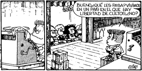 Volvamos a las Caricaturas: PERSONAJES DE MAFALDA: MANOLITO