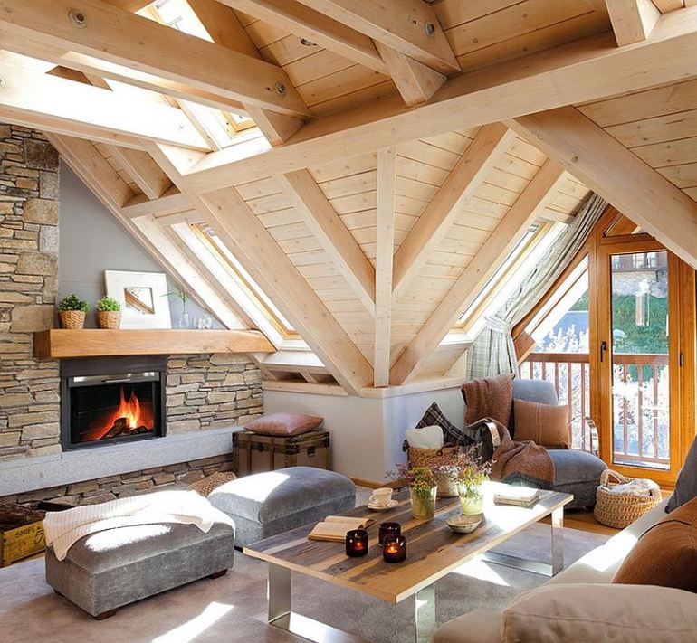 Adoro mansardas e sótãos