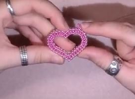 Off Center Cubic RAW Beaded Heart Tutorial / The Beading Gem