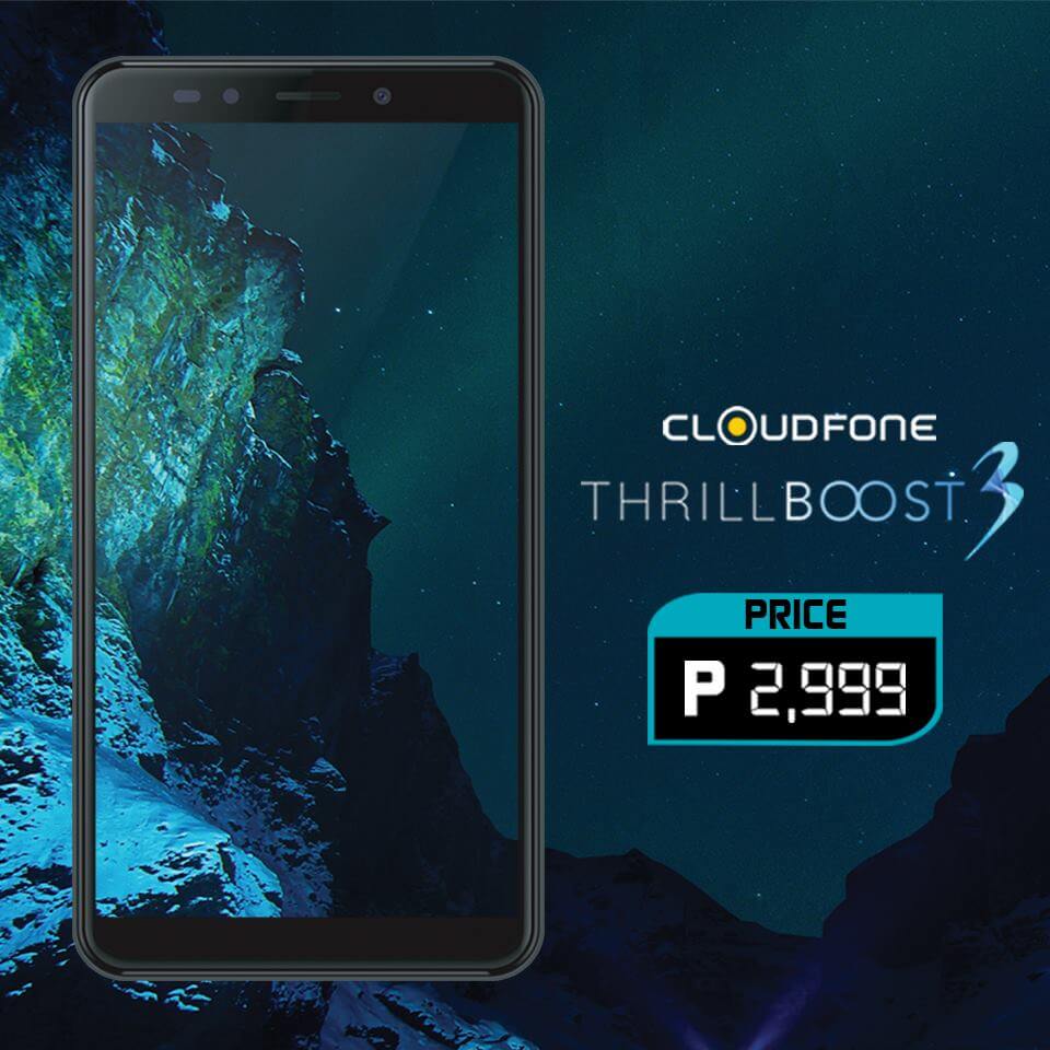 Cloudfone Thrill Boost 3 Unleashed; 18:9 Infinite Vision Display for ...