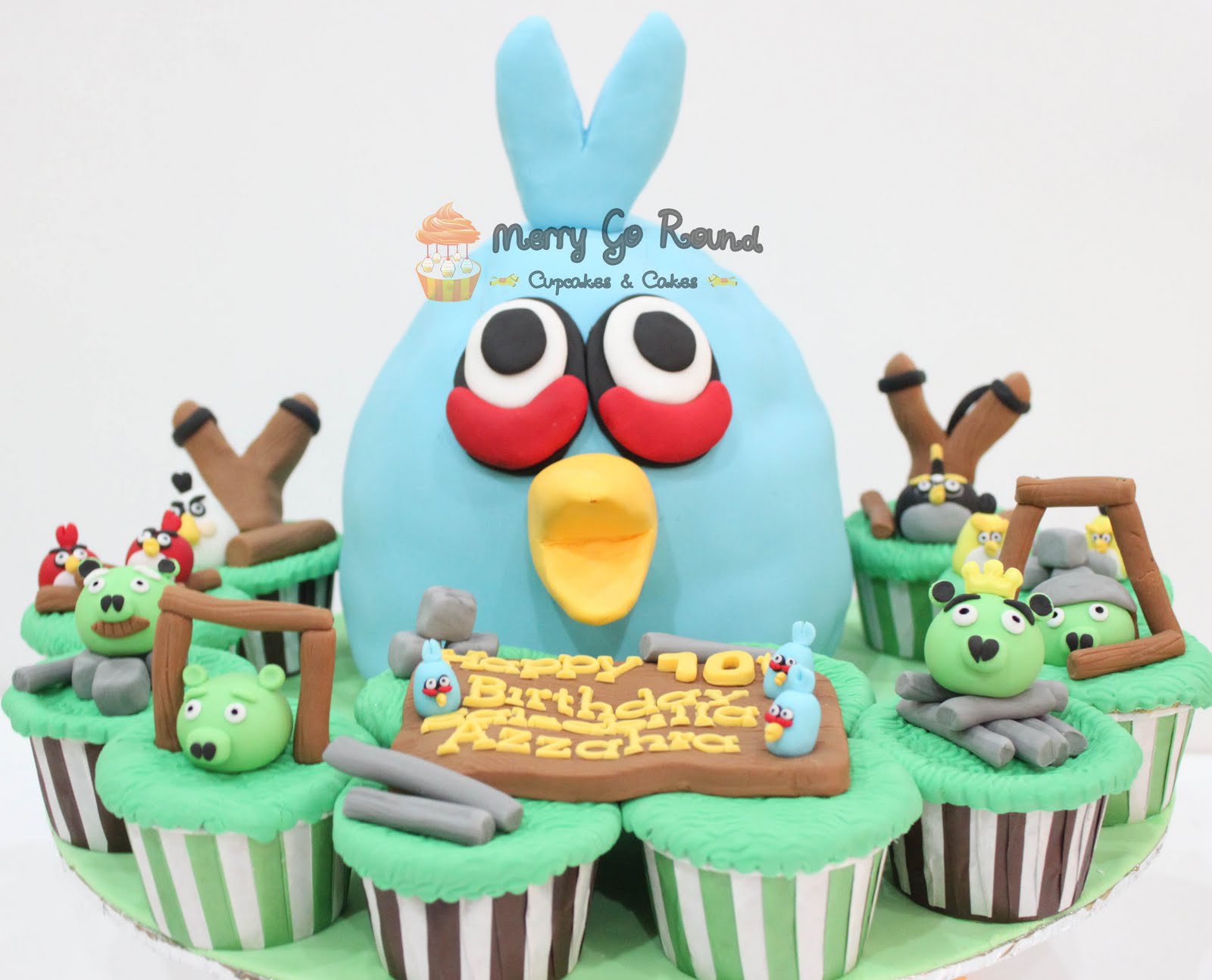Merry Go Round - Cupcakes & Cakes: Angry Birds Cakes and Cupcakes!