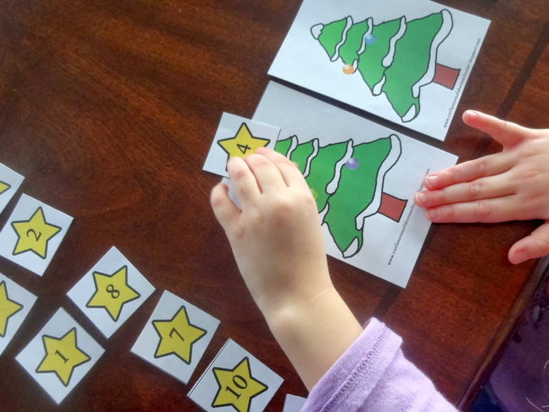 Mom's Tot School: Christmas Trees