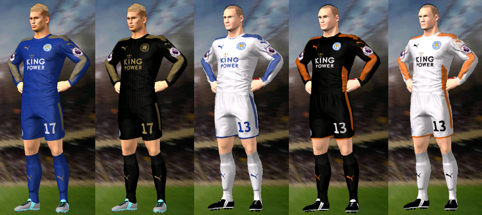 Kits/Uniformes para FTS 15 y Dream League Soccer: Kits/Uniformes Leicester City - Premier League ...