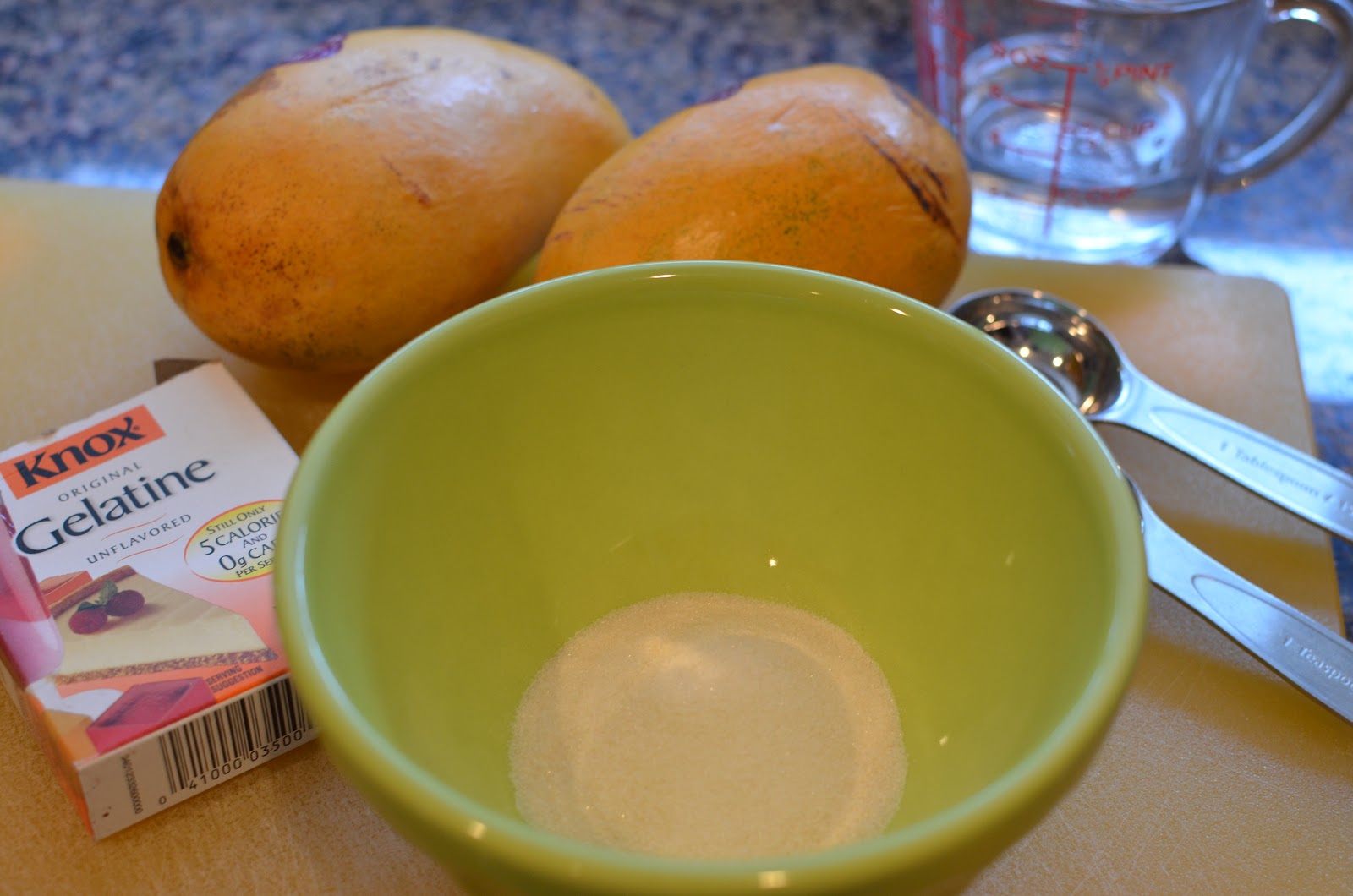 Playing with Flour: Mango pudding