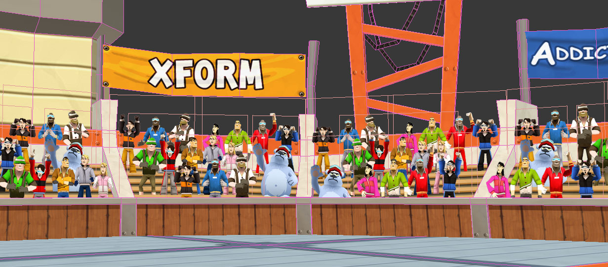 Xform Game Development: Animated Crowd