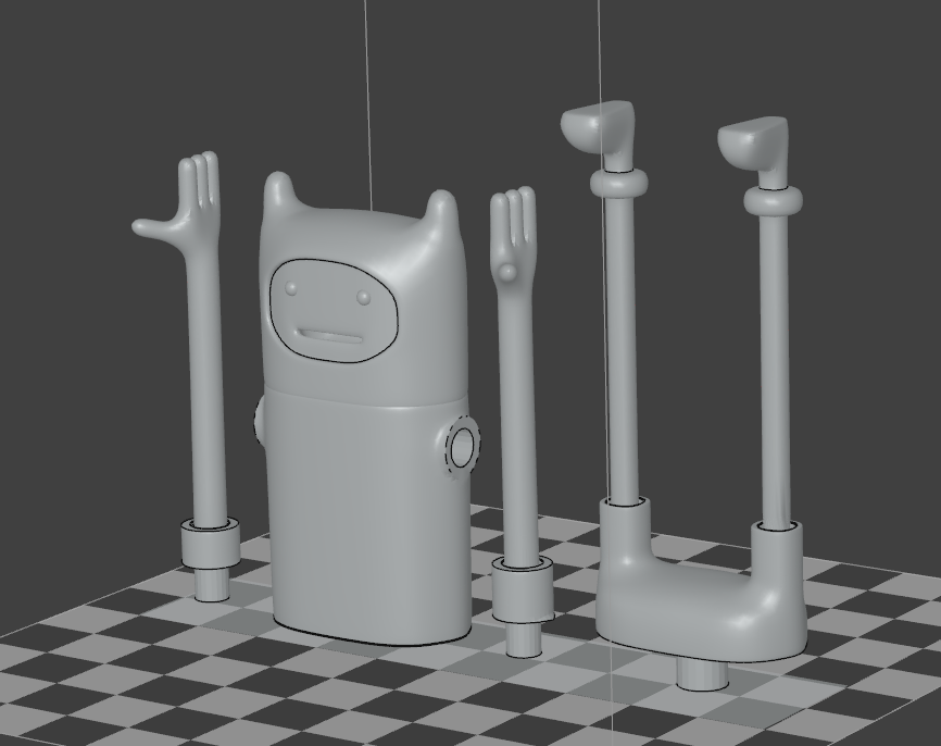 'Kit-setting' 3D for printing with Python in Maya ~ Kevman3d