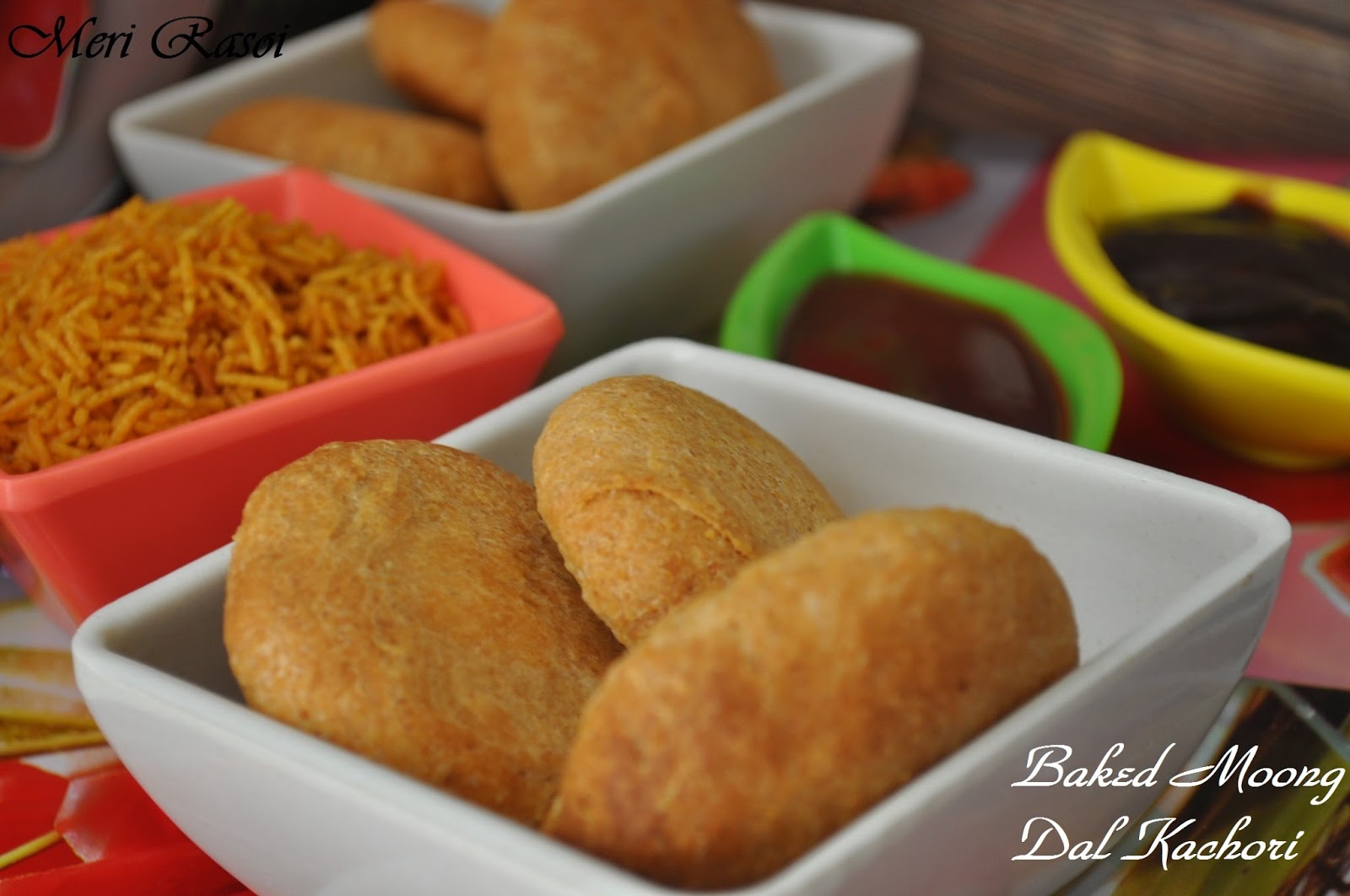 Meri Rasoi - By Saumya Mishra: Baked Moong Daal Kachori / Baked Mung ...