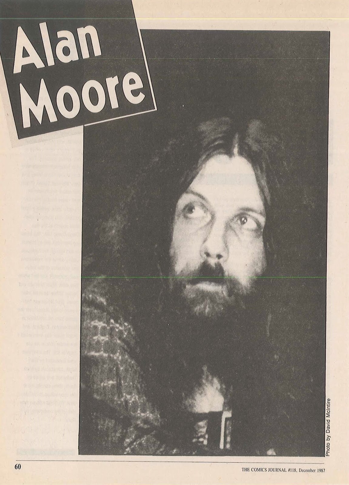 The Dork Review: 1987 The Comics Journal Interview of Alan Moore