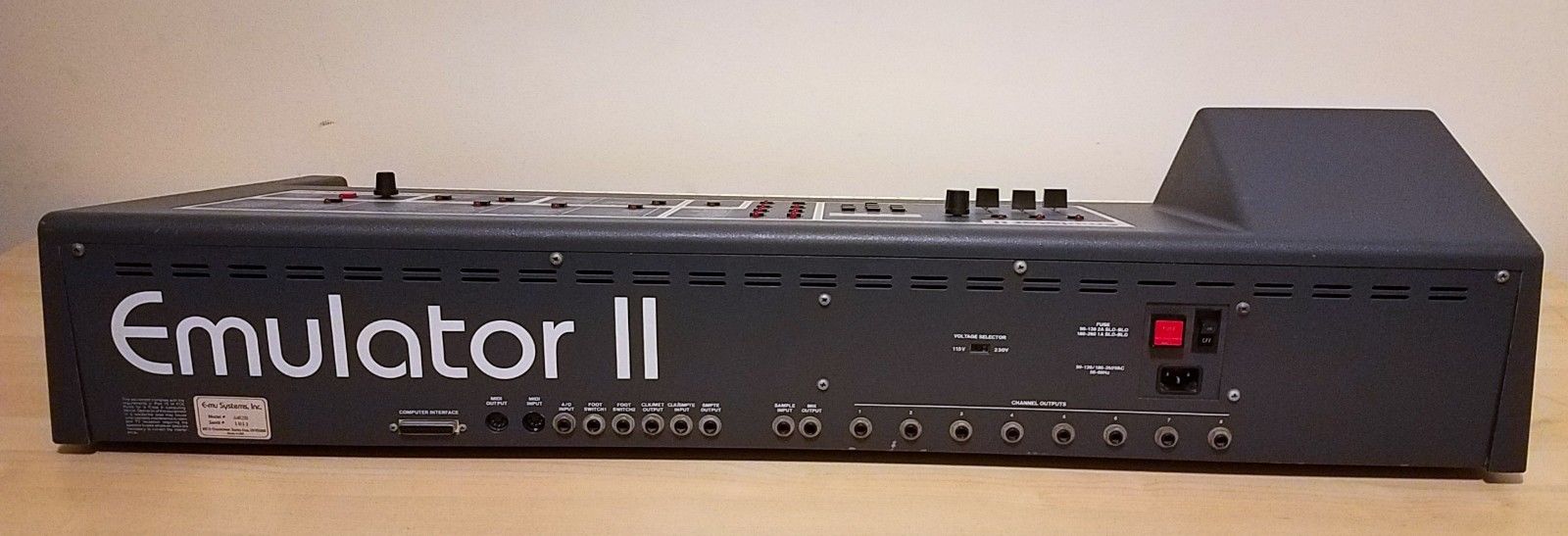 MATRIXSYNTH: E-MU Emulator II Sampling Synthesizer w/ Macintosh Library