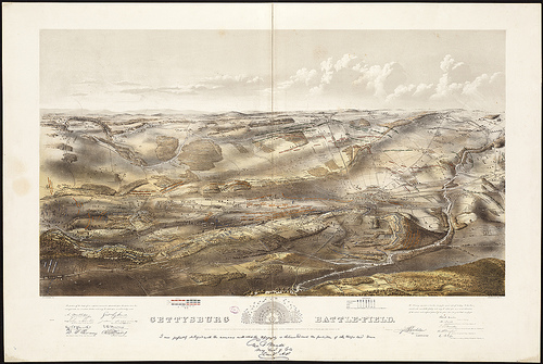 Robert Gould: Gettysburg "Fish Hook" Drawings