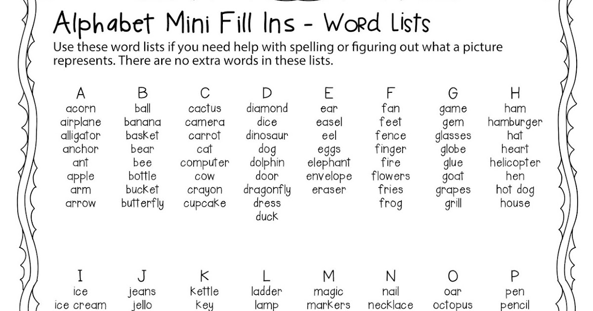 The Puzzle Den: Fill Ins