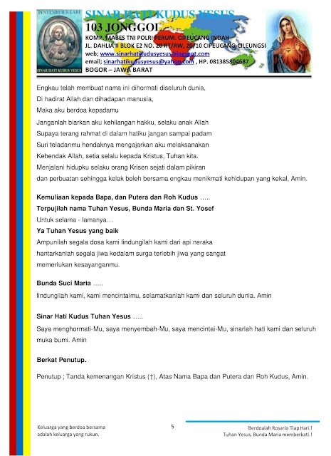 SINAR HATI KUDUS YESUS: 2020