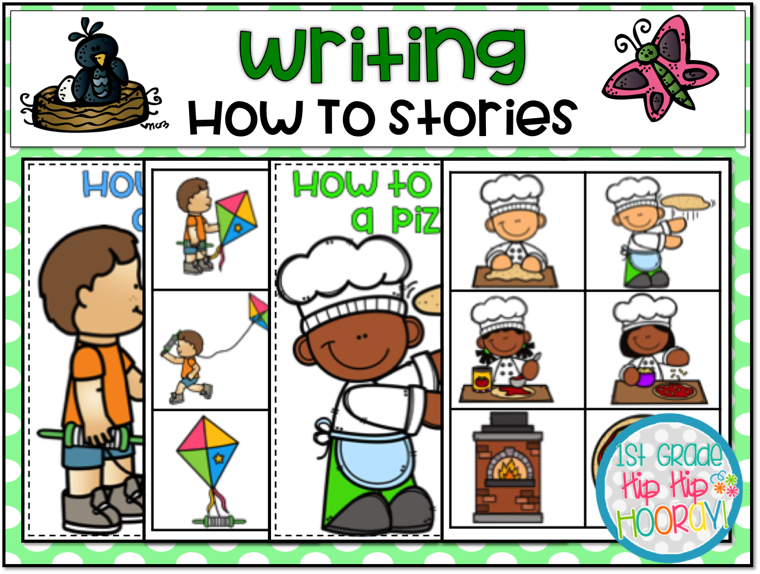1st Grade Hip Hip Hooray!: Writing "how to" Stories...Spring Themed!