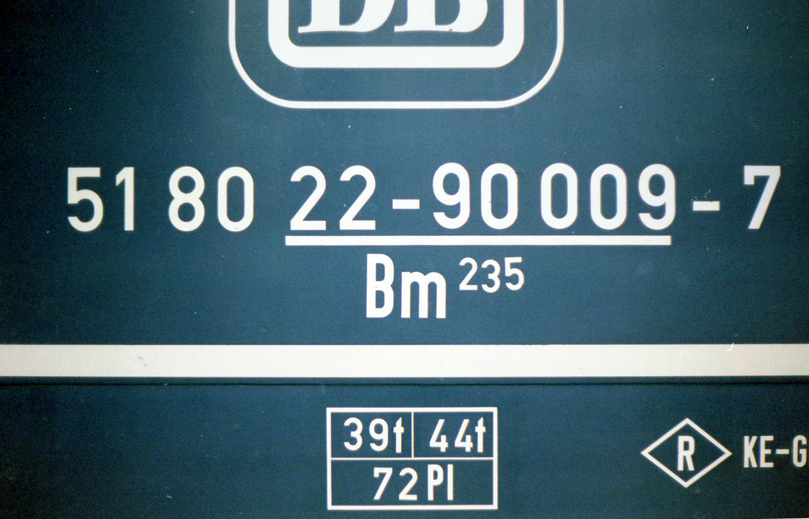 Die DB in Bildern 1966-1991: Bm (2. Klasse Schnellzugwagen)