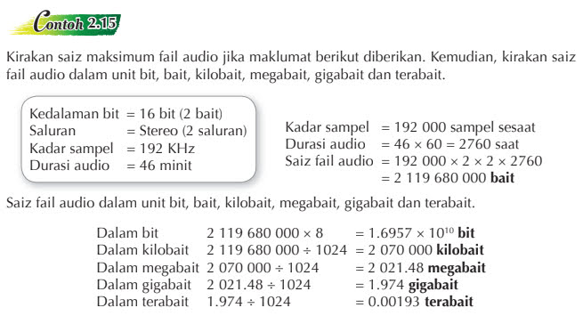 LAMAN WEB ASAS SAINS KOMPUTER: Penukaran Saiz Data dari Bit ke Bait ...