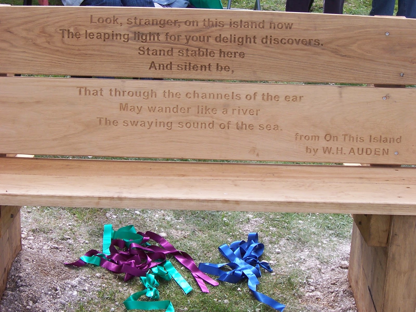 benchsite: Poetry Please - benches for National Poetry Day