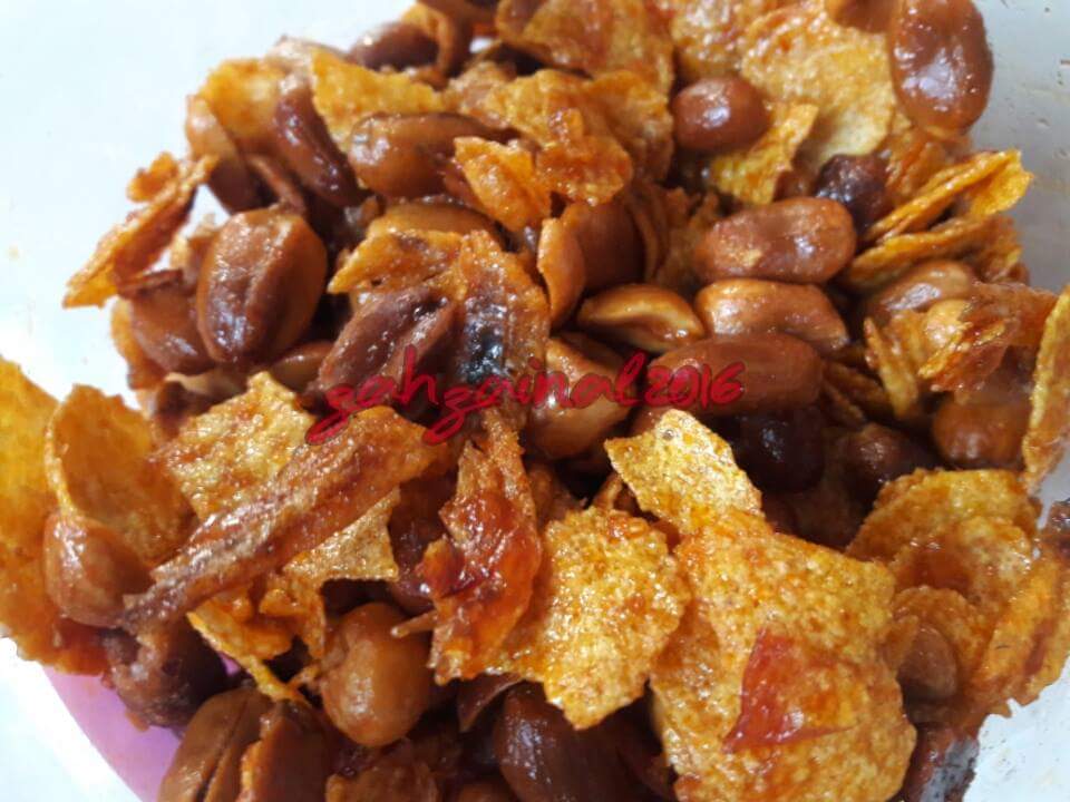 RESEPI KACANG PEDAS CORNFLAKES - KOMPILASI HIMPUNAN RESEPI