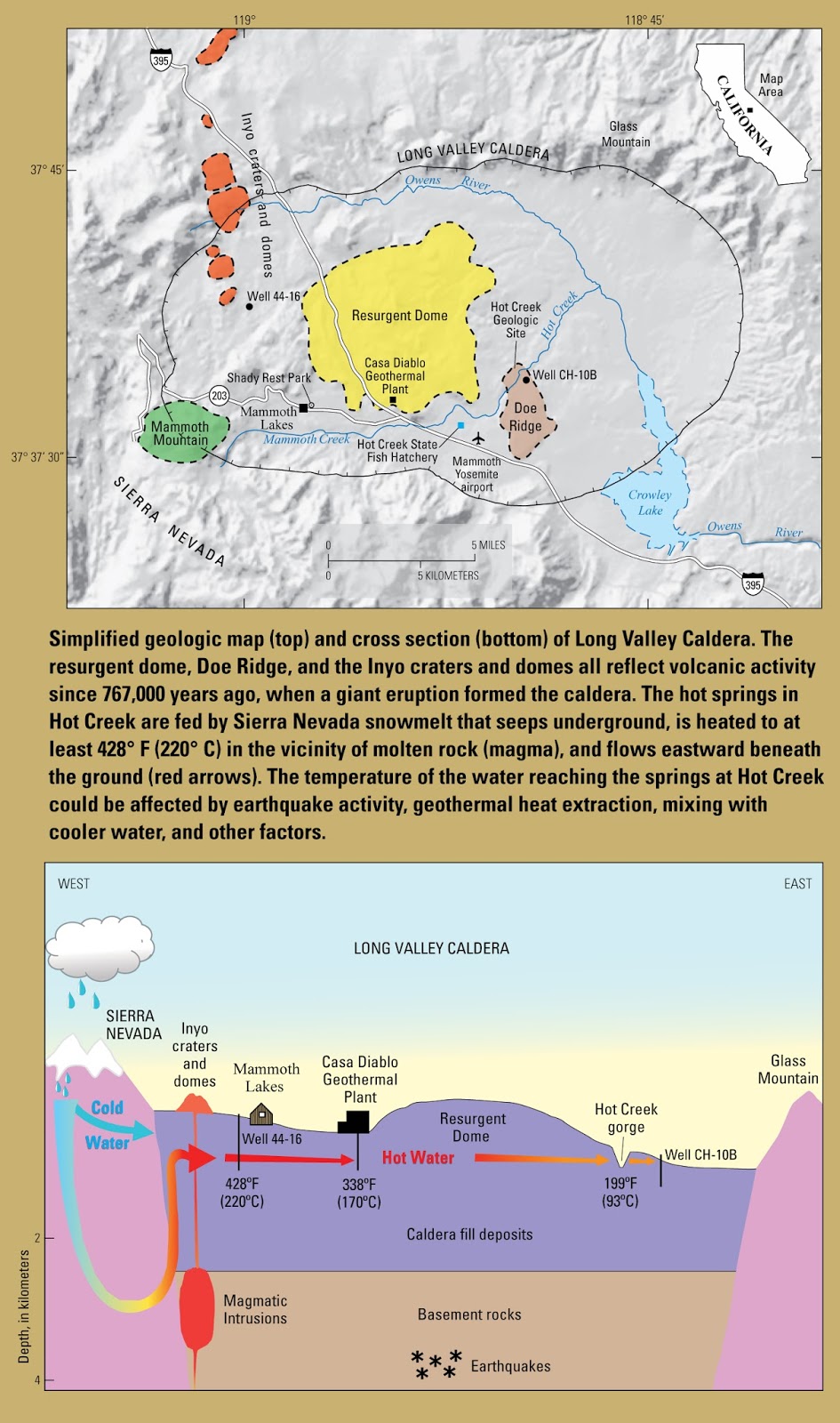 USA, California: New Fact Sheet on the Long Valley Caldera Geothermal ...